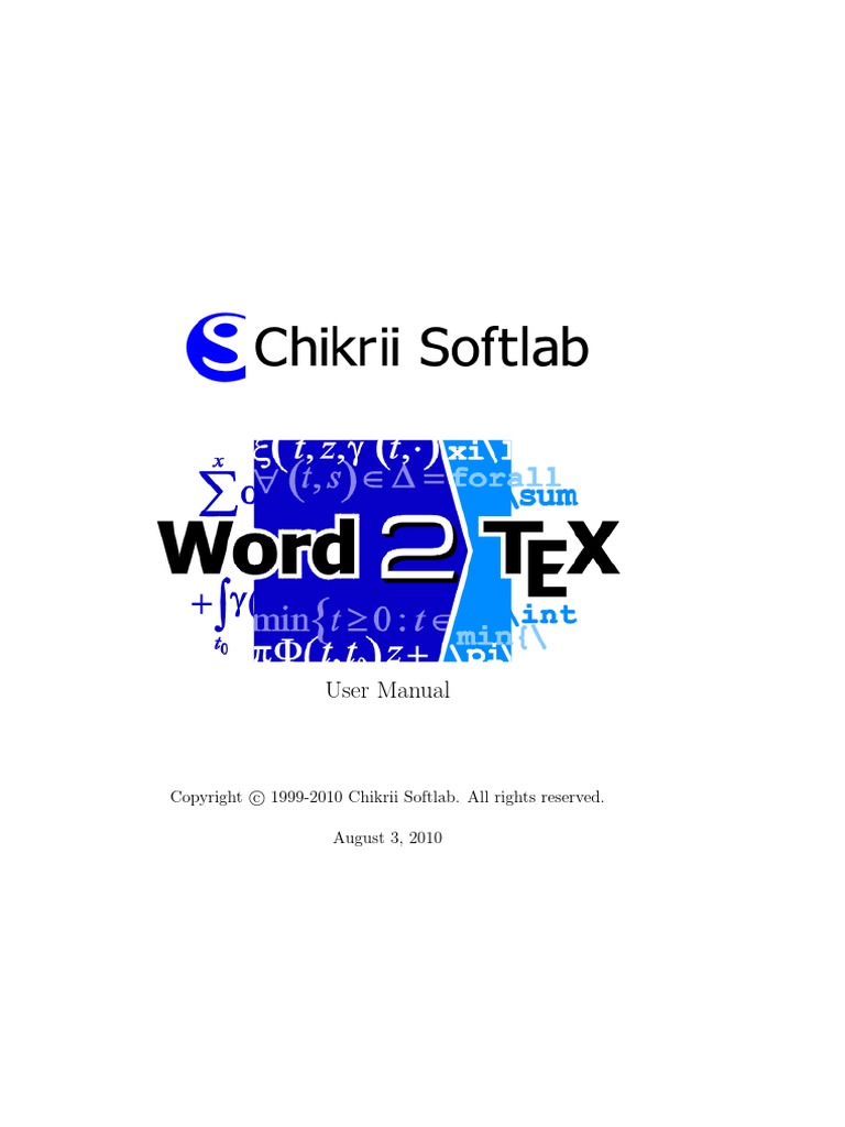 Word 2 Tex | PDF | Te X | Microsoft Word