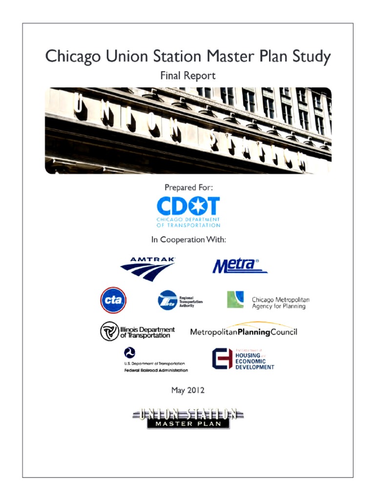 Chicago Union Station Master Plan Study PDF | PDF