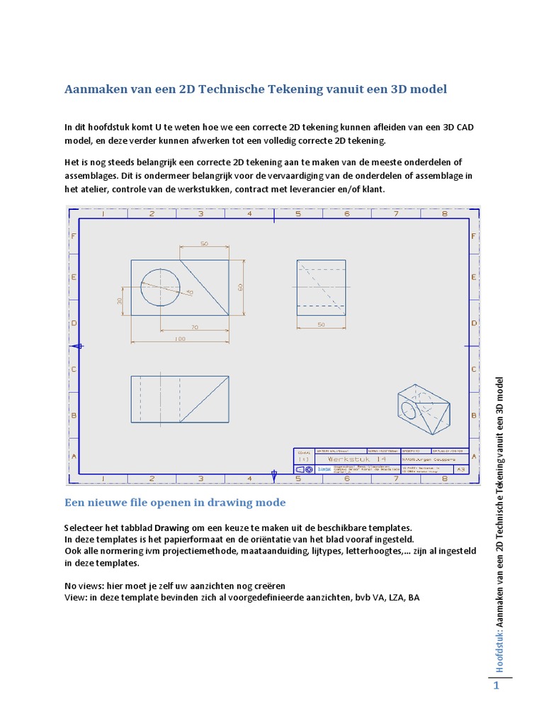 Siemens NX Drawings | PDF