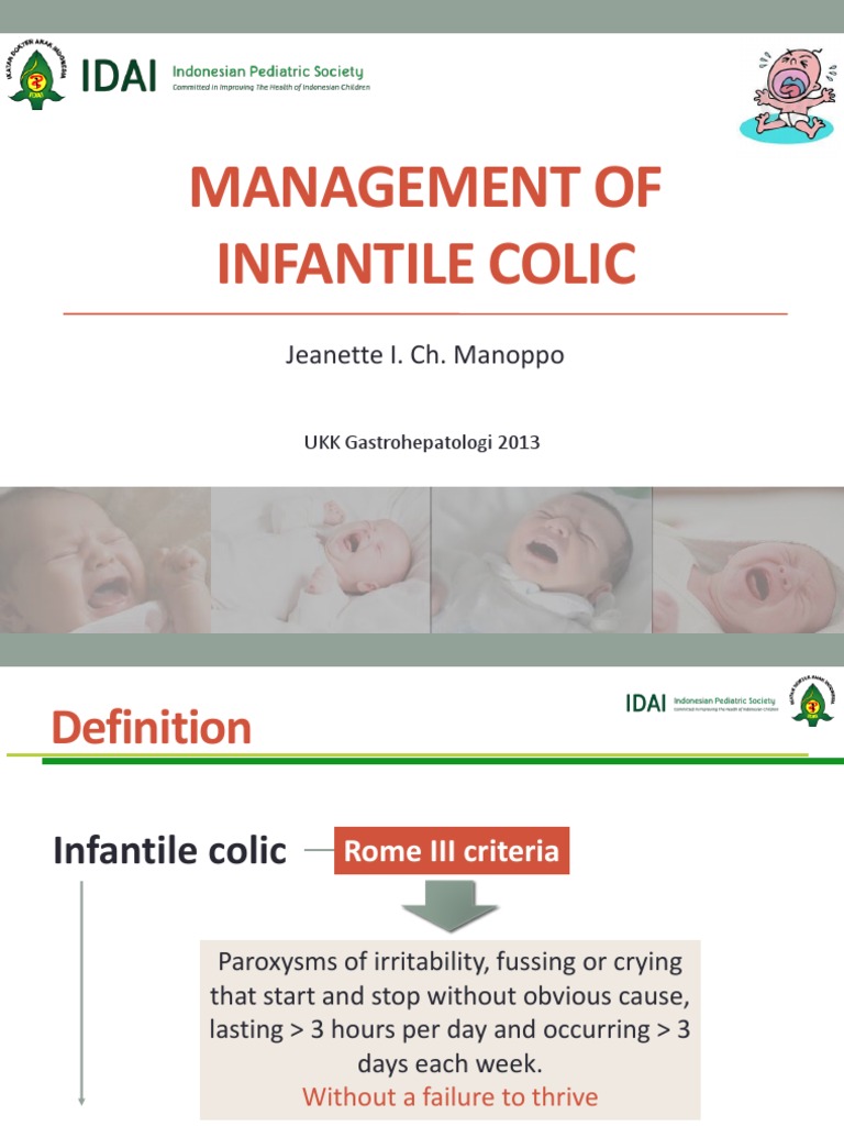 Colic Infantile | PDF | Medicine | Health Sciences