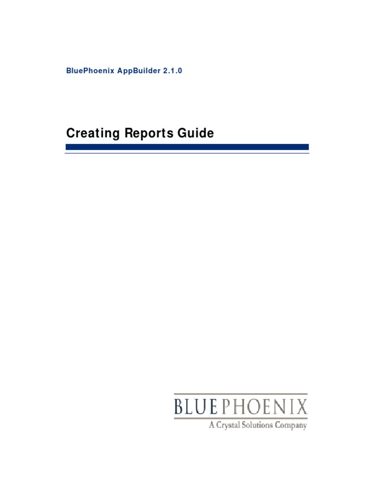 App Builder Creating Reports | PDF | Object (Computer Science) | Databases