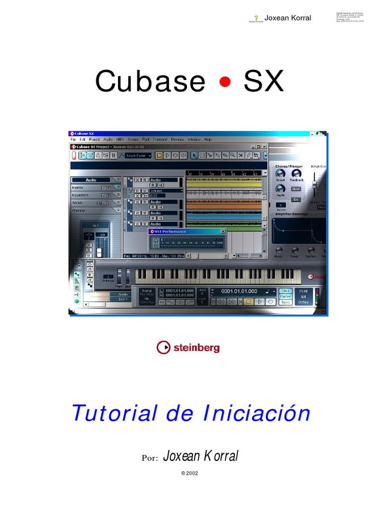 Cubase SX - Tutorial de Iniciacion | PDF