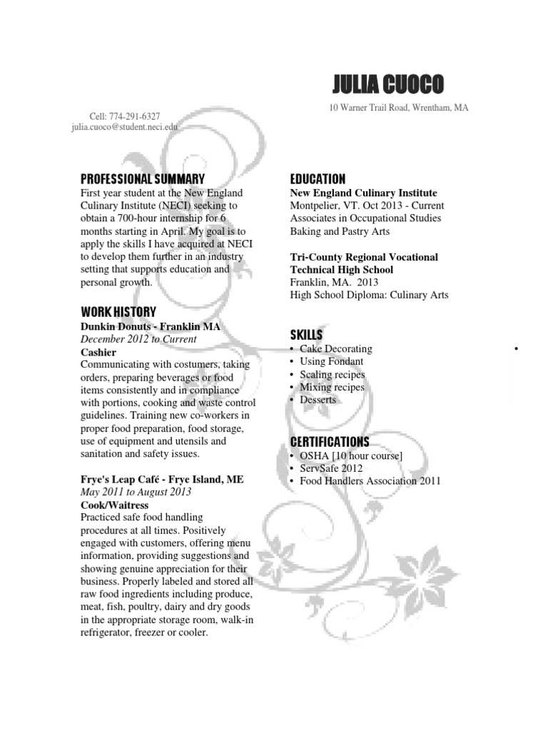Resume Final | PDF