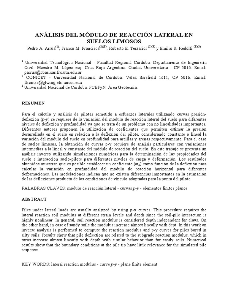 Modulo de Reaccion | PDF | Elasticidad (Física) | Ecuaciones