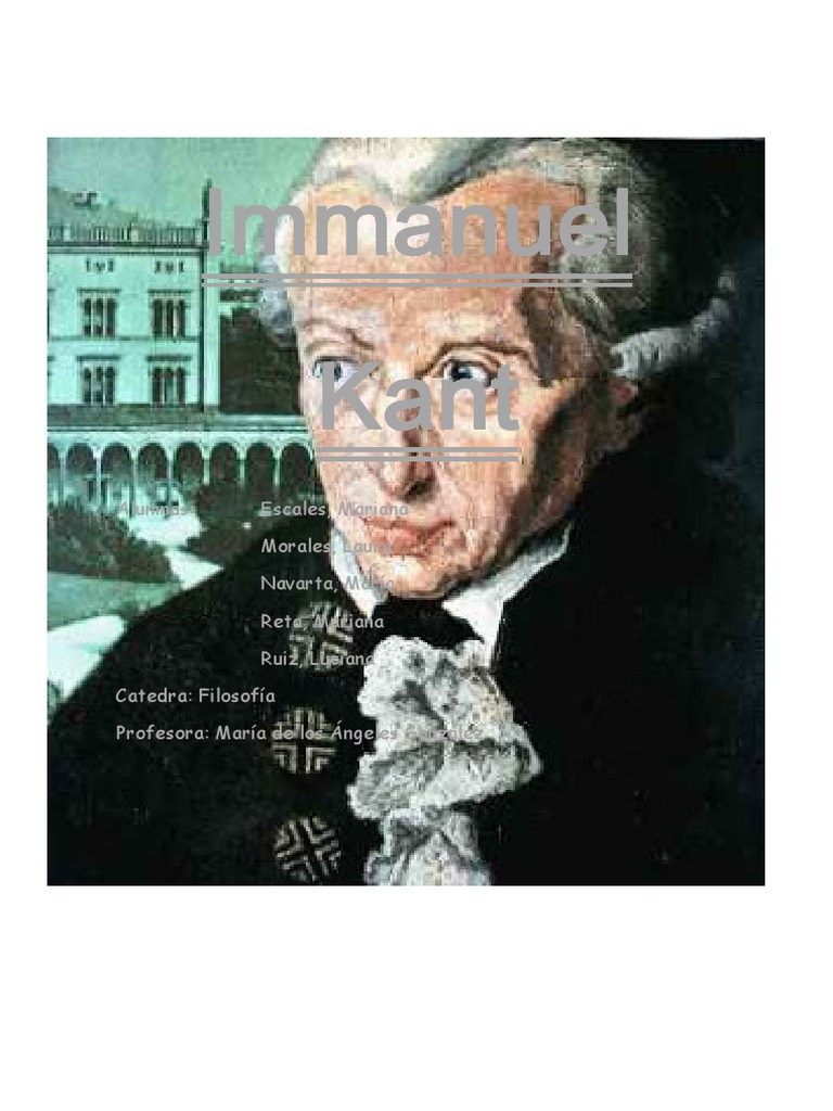 Microsoft Word - Kant Completo | PDF | Immanuel Kant | Metafísica
