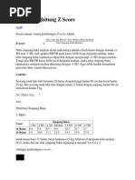 Rumus Z Score | PDF