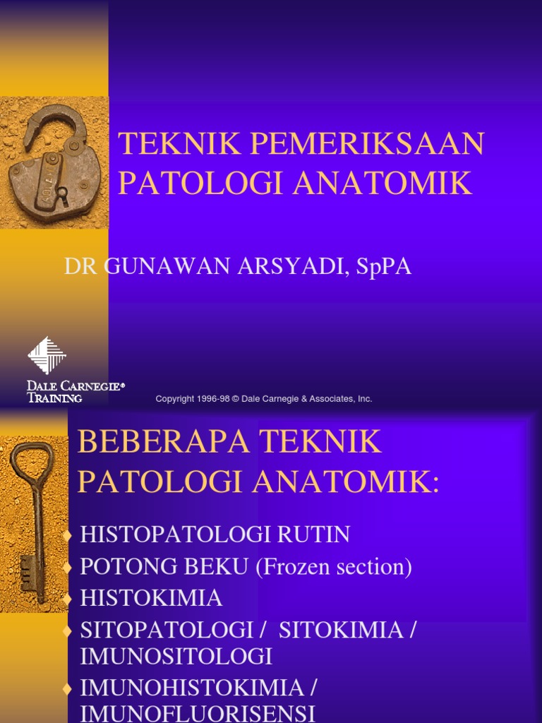Teknik Pemeriksaan Patologi Anatomik | PDF