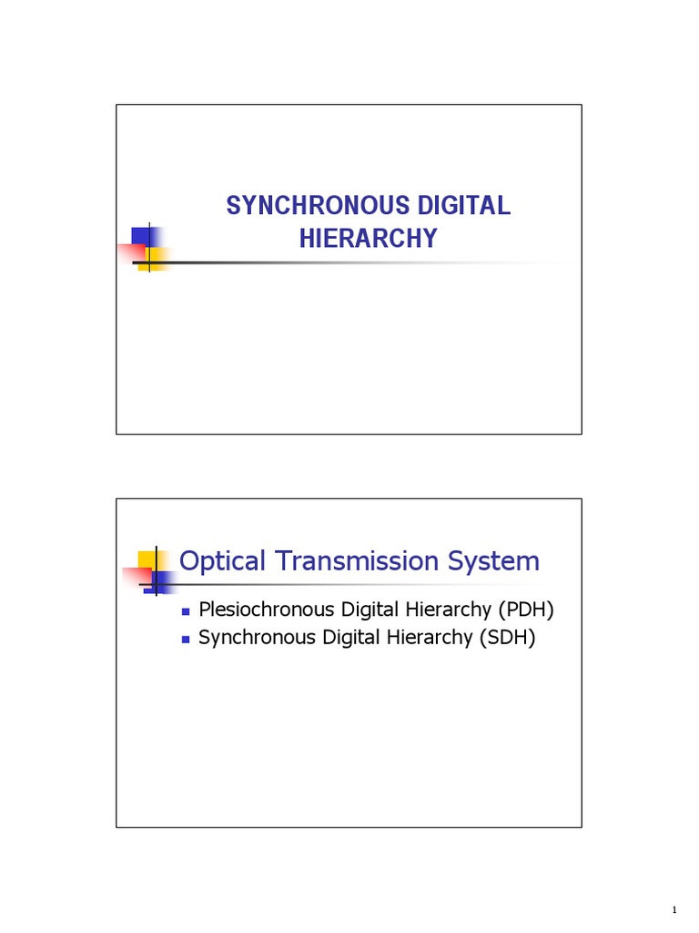 4a - SDH Mapping | PDF | Internet Protocols | Physical Layer Protocols