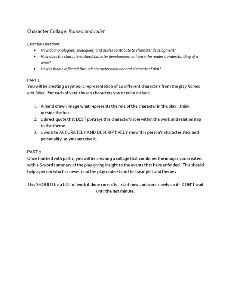 Charactercollage | PDF