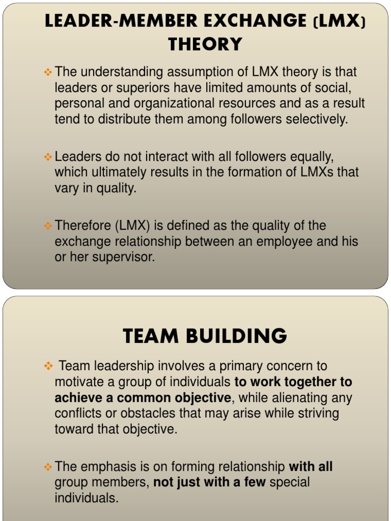 The Leader - Follower Relationship LMX | PDF | Academic Discipline ...
