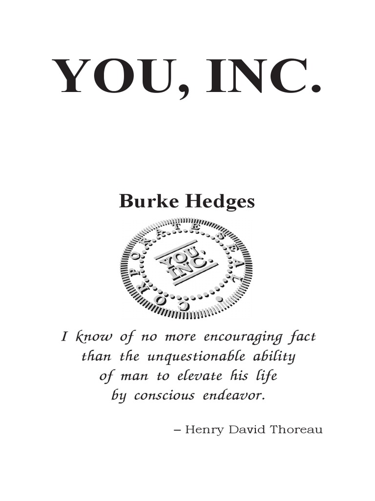 You, Inc. by Burke Hedges | PDF | Emotional Intelligence | Violin
