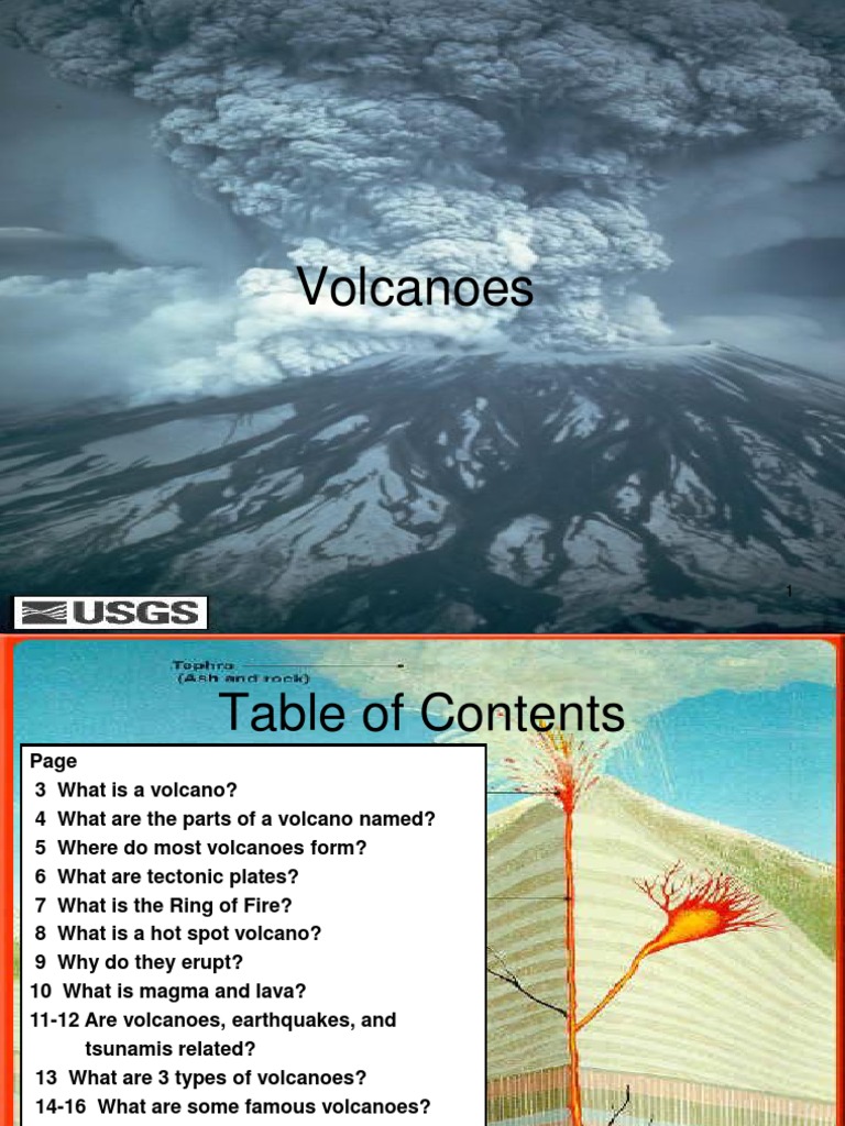 Volcanoes.pdf | Volcano | Types Of Volcanic Eruptions
