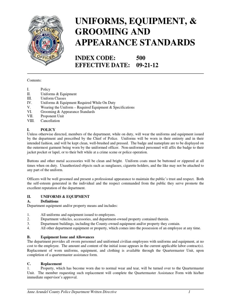 Navy Mock Turtleneck Uniform Policy | PDF | Human Appearance | Clothing