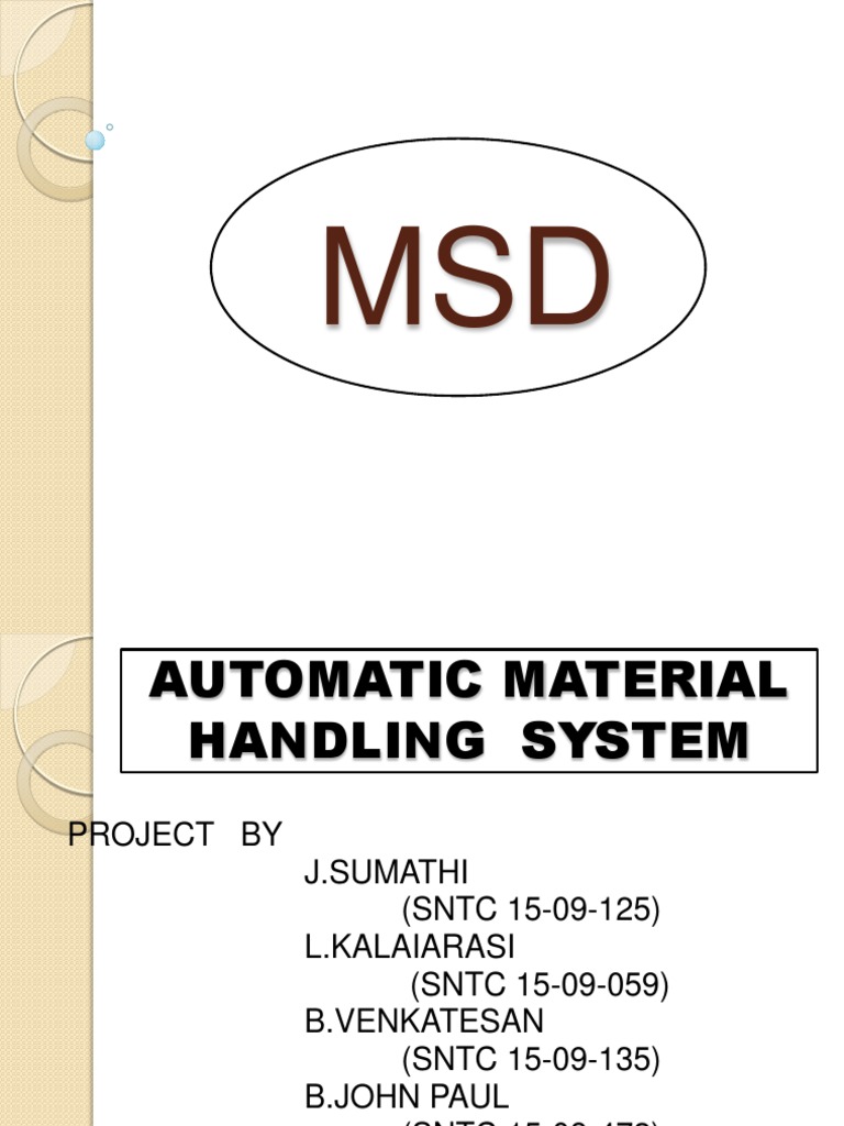 Design and Implementation of an Automatic Material Handling System Using PLC Control | PDF ...