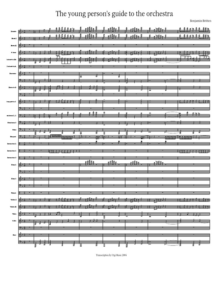 Britten Young Persons Guide PDF | PDF | Orchestres symphoniques ...