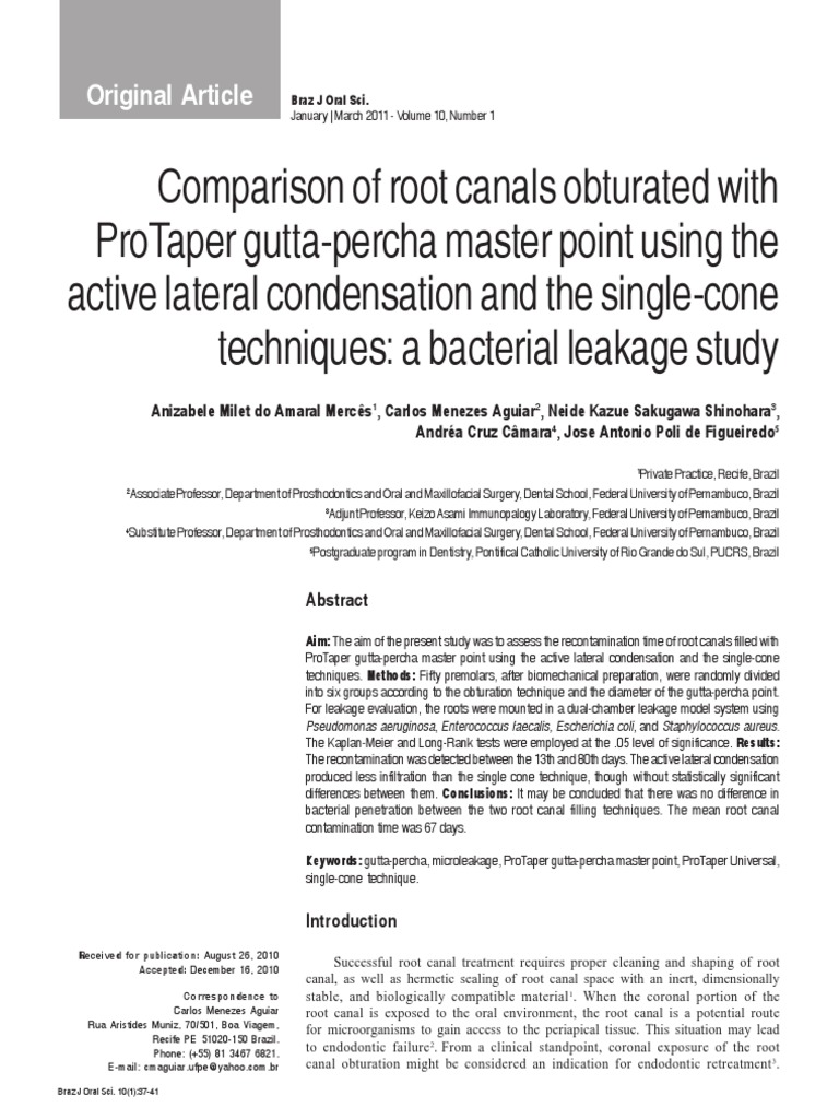 Protaper | PDF | Mouth | Medical Specialties