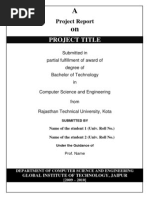 Micro-Project Report Format | PDF