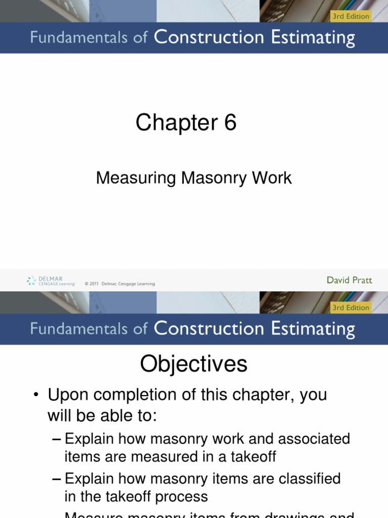 Construction Management Lecture Notes | PDF | Masonry | Brick
