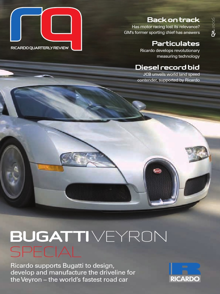 Bugatti Veyron: Engineering Excellence | PDF | Transmission (Mechanics ...