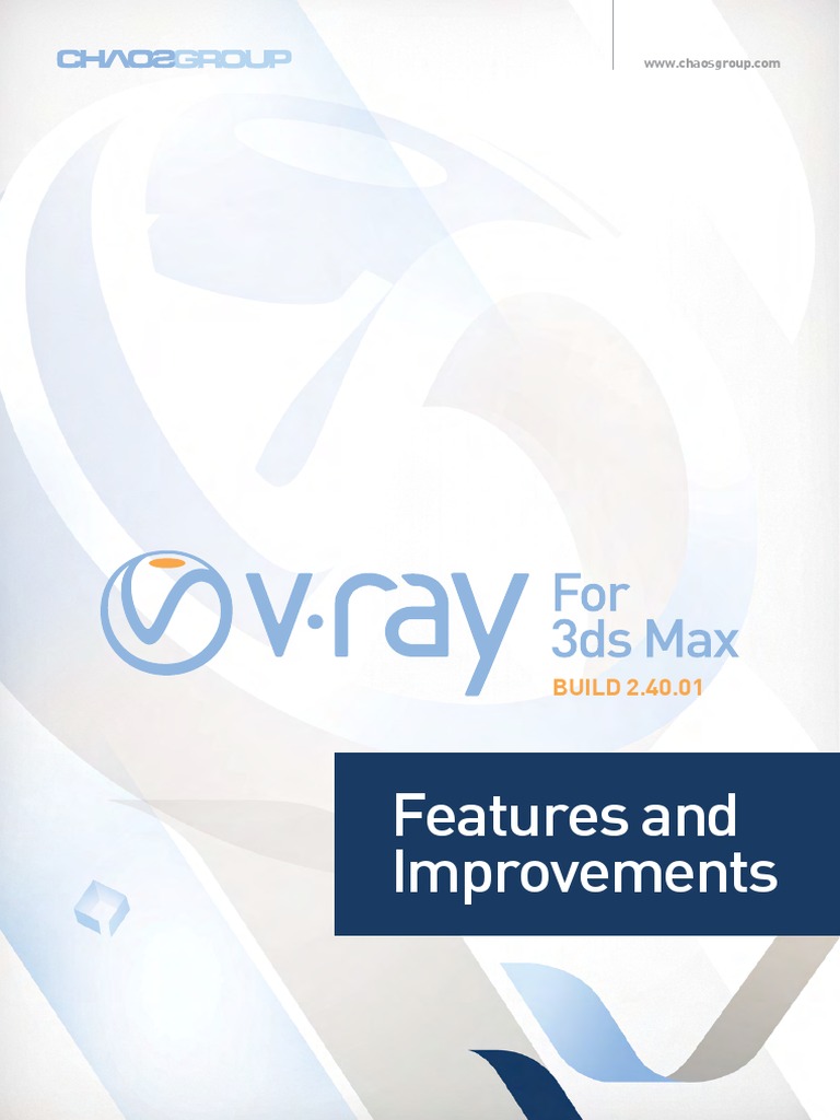 V-Ray 3ds Max Build 2.40.01-1 PDF | PDF | Rendering (Computer Graphics) | Texture Mapping