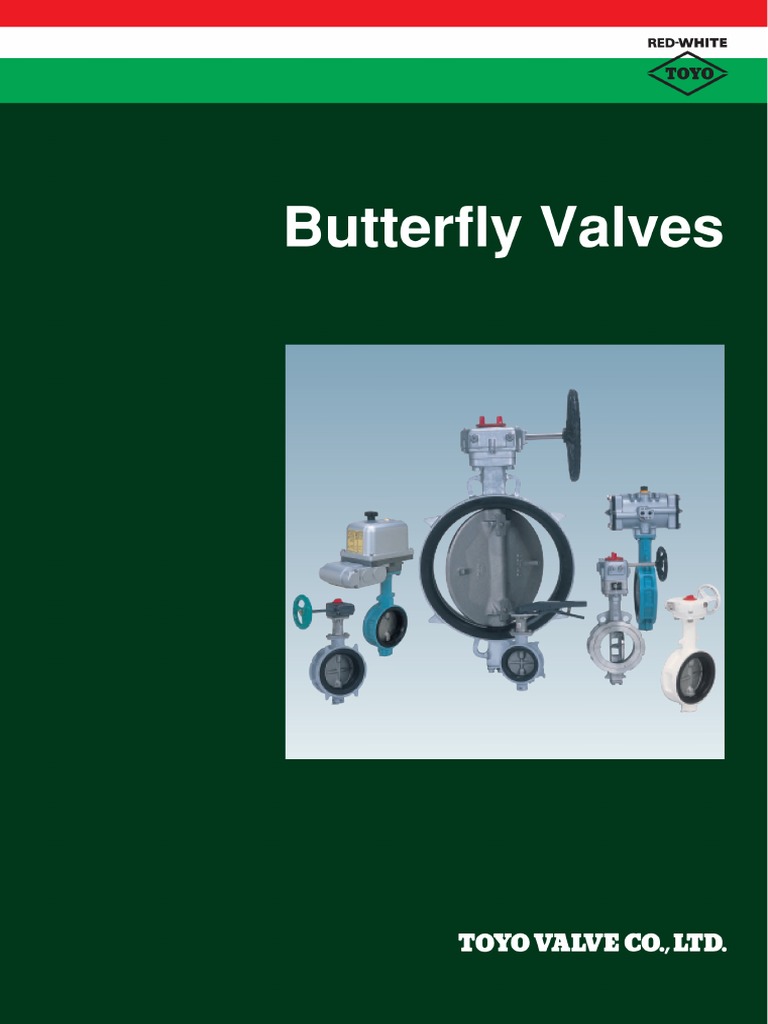 Toyo Butterfly Valve PDF | Valve | Pipe (Fluid Conveyance)