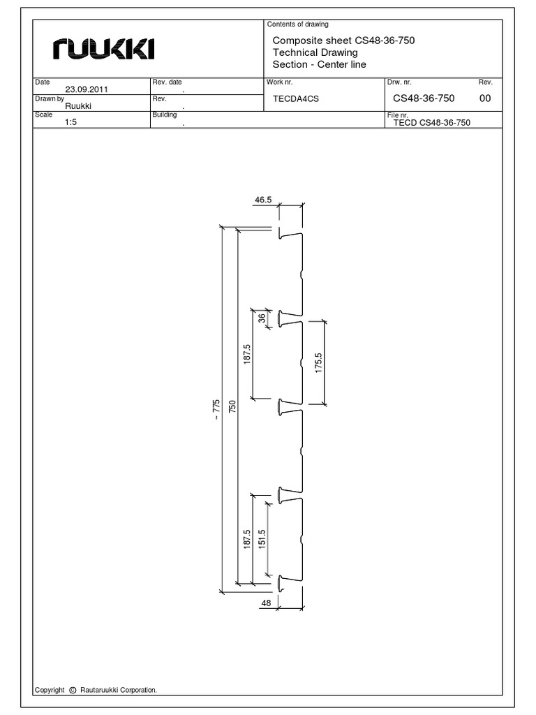 Composite Sheet Detail Drawings PDF | PDF