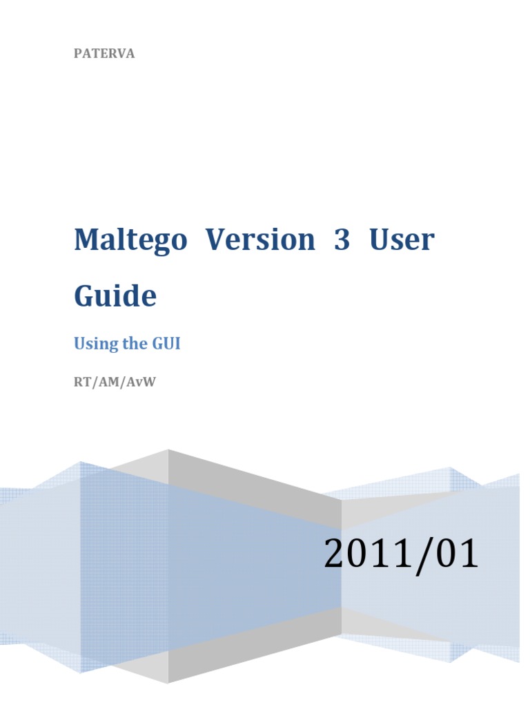 Maltego Version 3 User Guide | PDF | Operating System | Installation ...