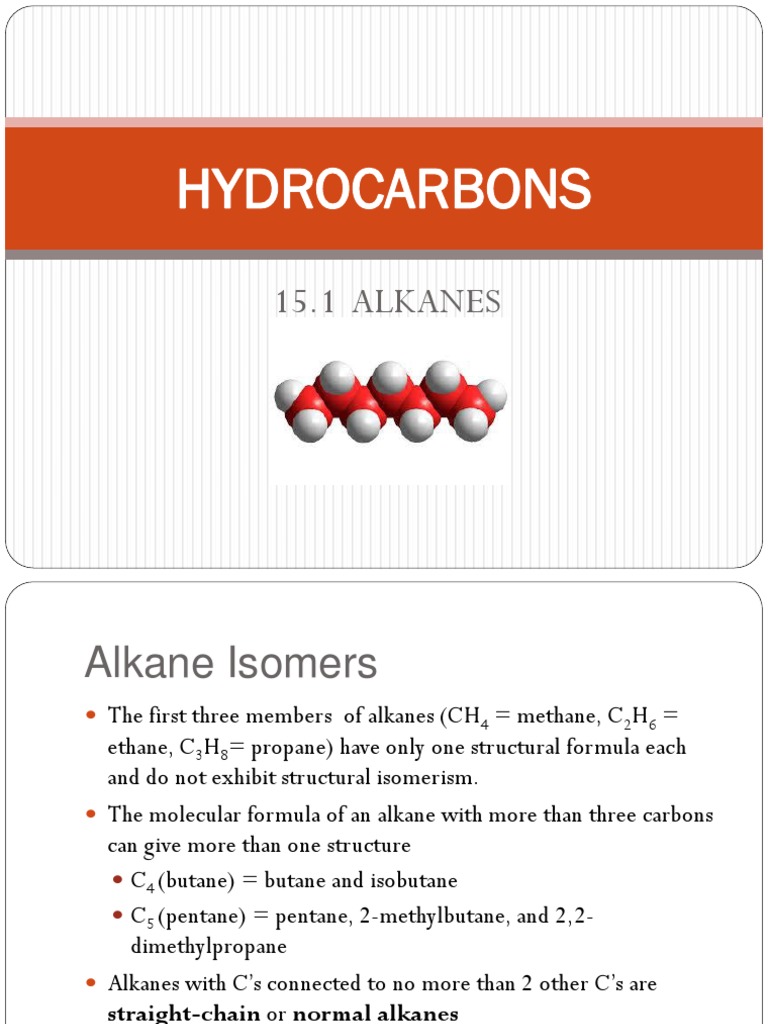 STPM Sem 3 Chemistry Note - Chapter Alkanes | PDF | Alkane | Combustion
