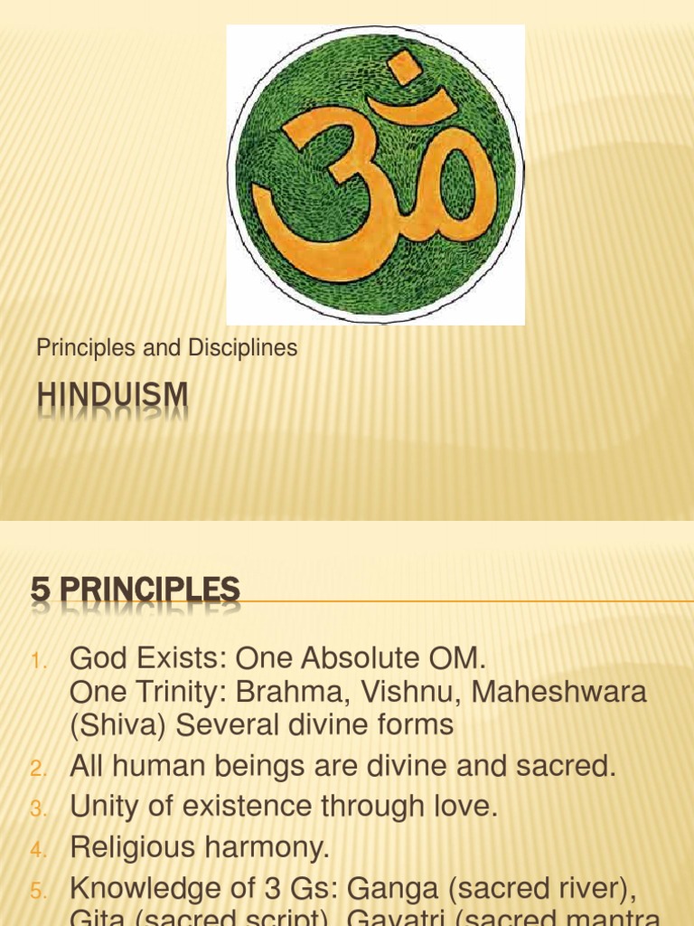 Hinduism: Principles and Disciplines | PDF