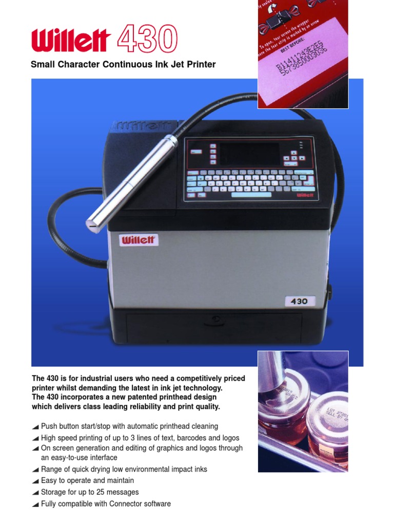 949-Willett 430 PDF | PDF | Printer (Computing) | Barcode