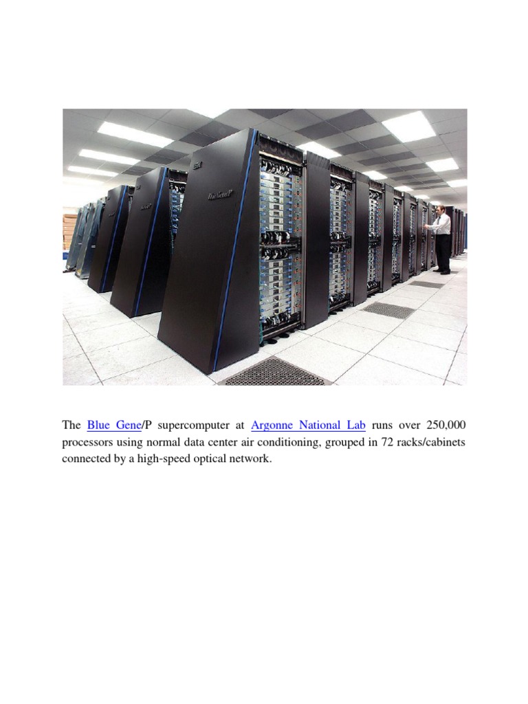 The Blue Gene - SuperComputer Ever Best | PDF