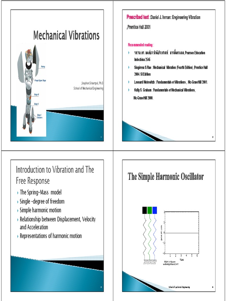 Mechanical Vibrations-1 PDF | PDF | Viscosity | Classical Mechanics