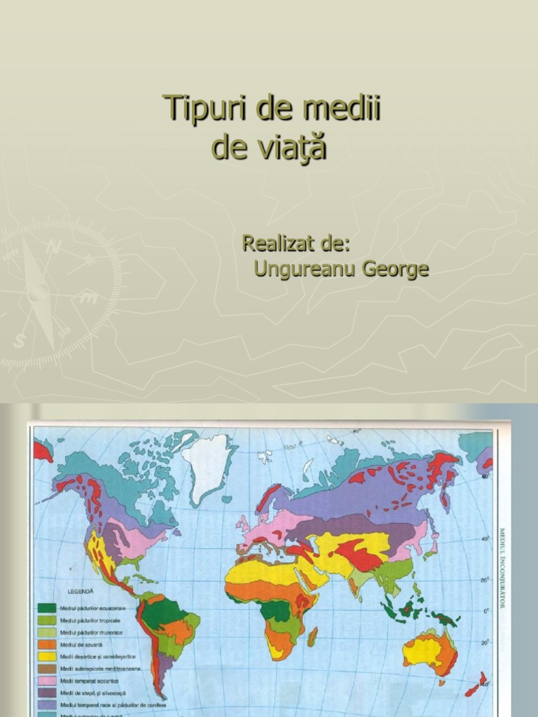 Tipuri de Medii de Viata | PDF