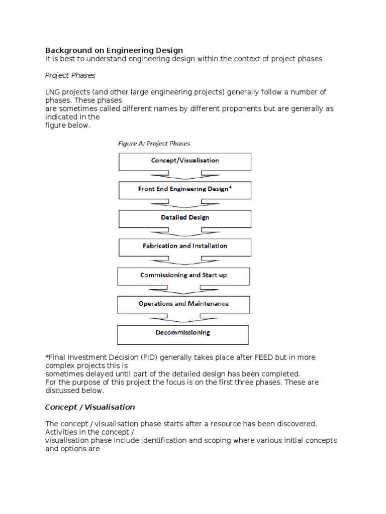 Conceptual, FEED, Detailed Eng - Phases (An Overview) | PDF ...