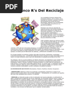 Regla de Las 5R Ecologicas | PDF | Residuos | Reciclaje