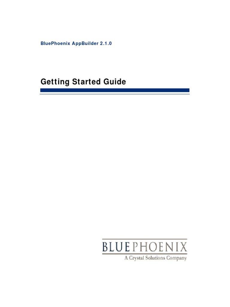 App Buils Der Getting Started | PDF | Button (Computing) | Window (Computing)