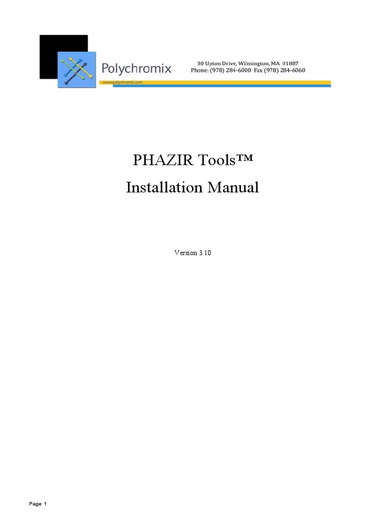 PH Azir Tools Installation Guide | PDF | Installation (Computer ...