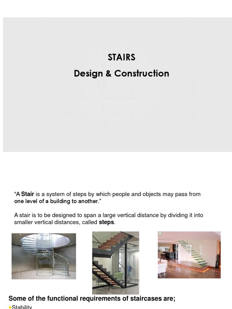A Comprehensive Guide to Stair Design and Construction: Components ...