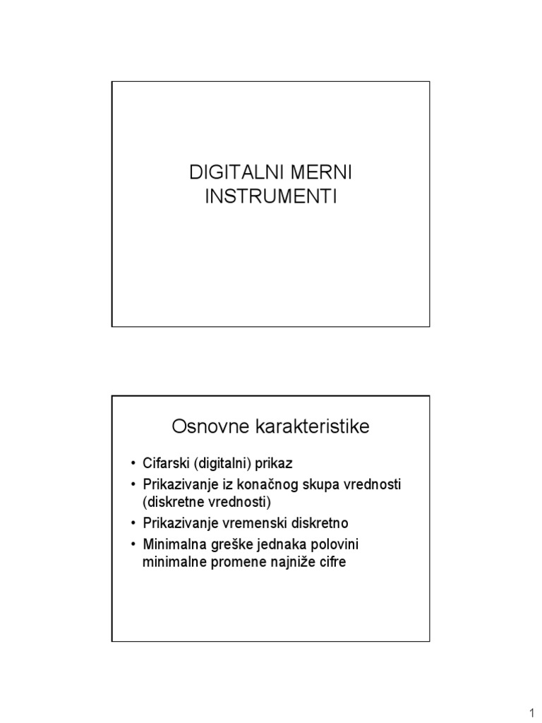 Digitalni Instrumenti - 4 PDF | PDF