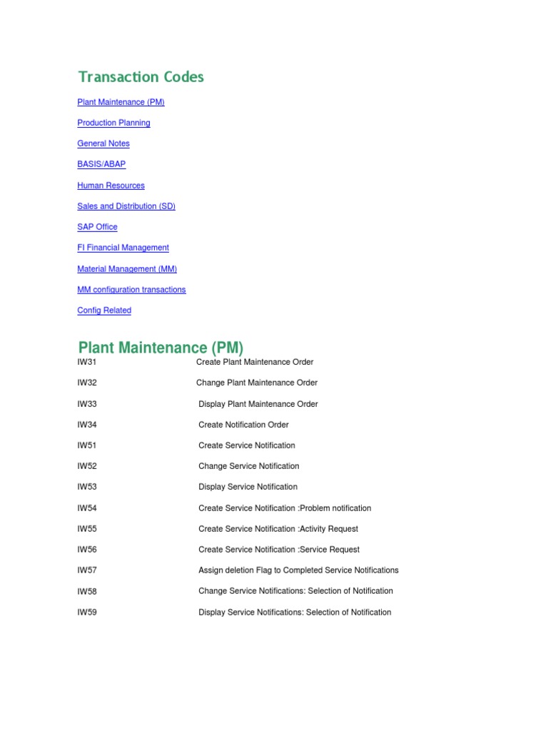 IW52 SAP Tcode For Change Service Notification, 42% OFF IW52 SAP Tcode For Change Service Notification, 42% OFF