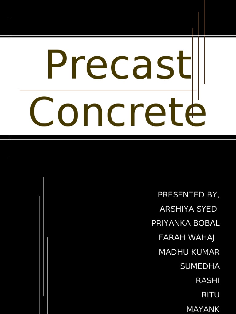 Precast Concrete | PDF | Precast Concrete | Concrete