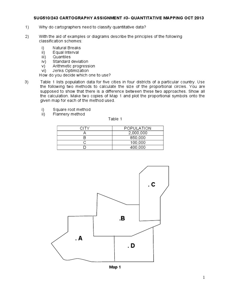 Assignment 3 | PDF | Cartography | Map