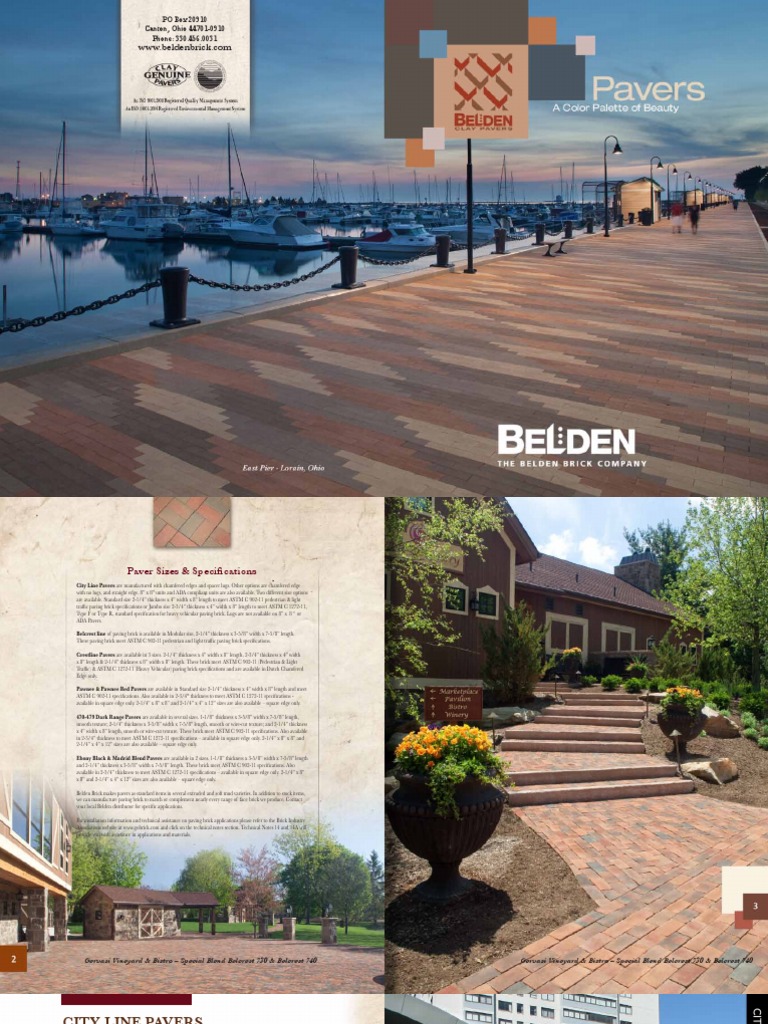 Belden Brick Pavers Brochure | Download Free PDF | Brick | Building ...