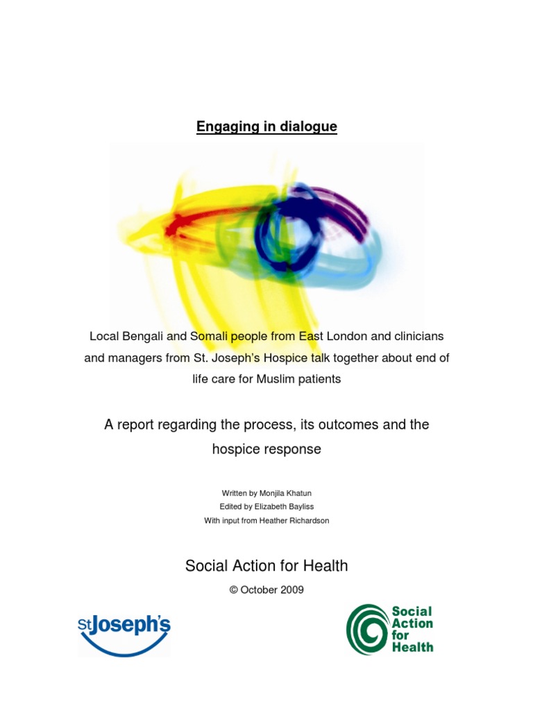 Engaging in Dialogue Report - August Final 09 | PDF | Palliative Care ...