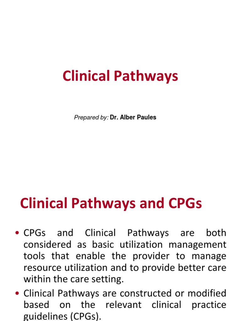 Clinical Pathways | PDF | Patient | Medicine
