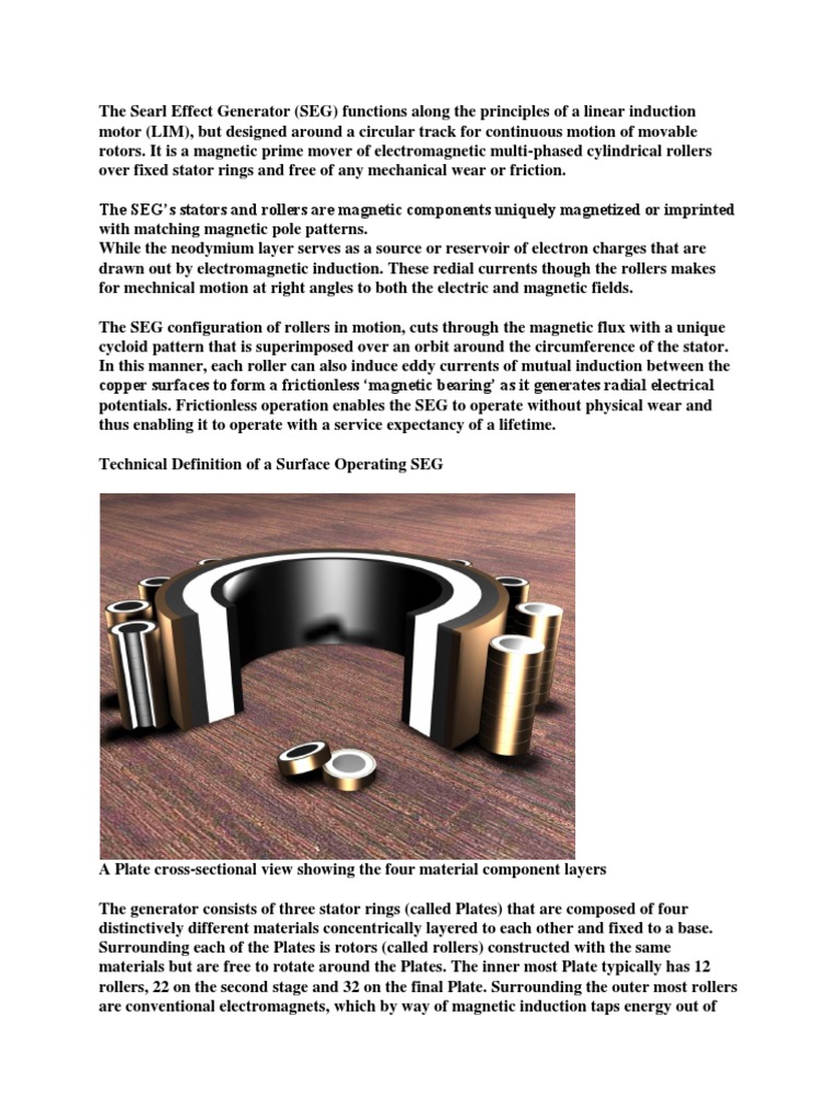 The Searl Effect Generator | PDF | Electromagnetic Induction | Transformer