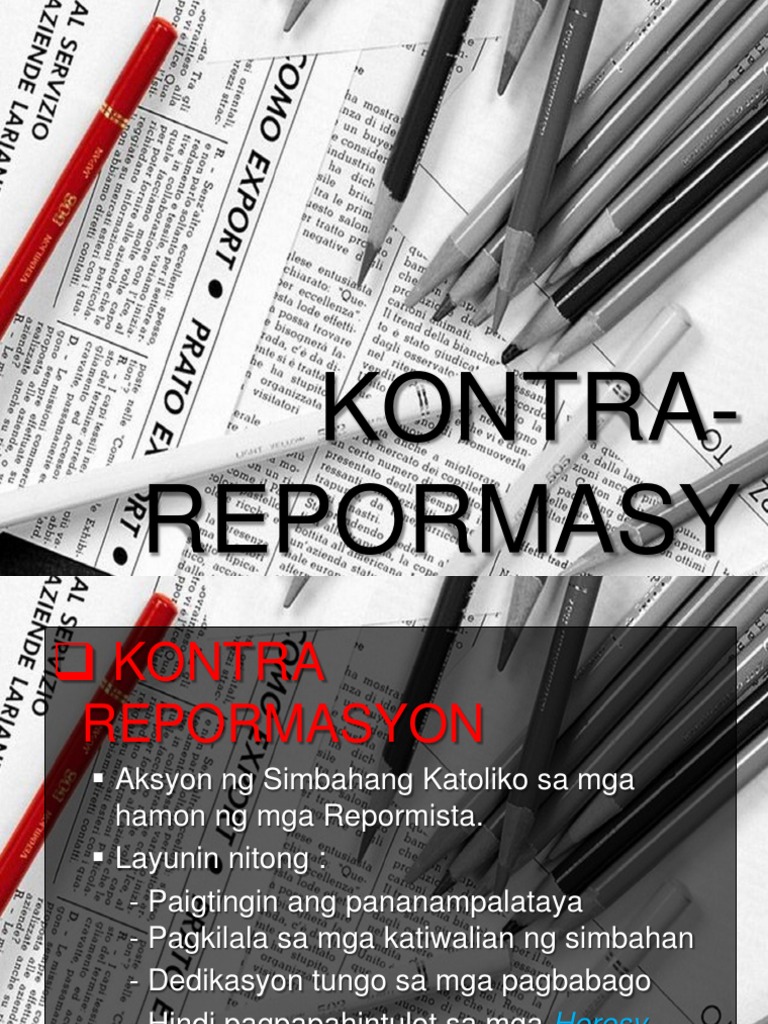 AP - Kontra Repormasyon | PDF