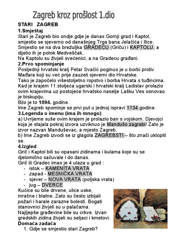 Povijest Zagreba | PDF