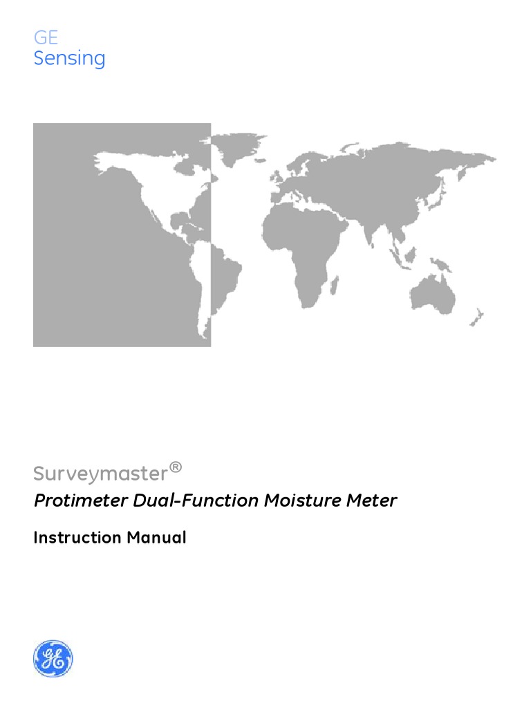 Protimeter Surveymaster Instructions | PDF | Calibration | Ac Power ...