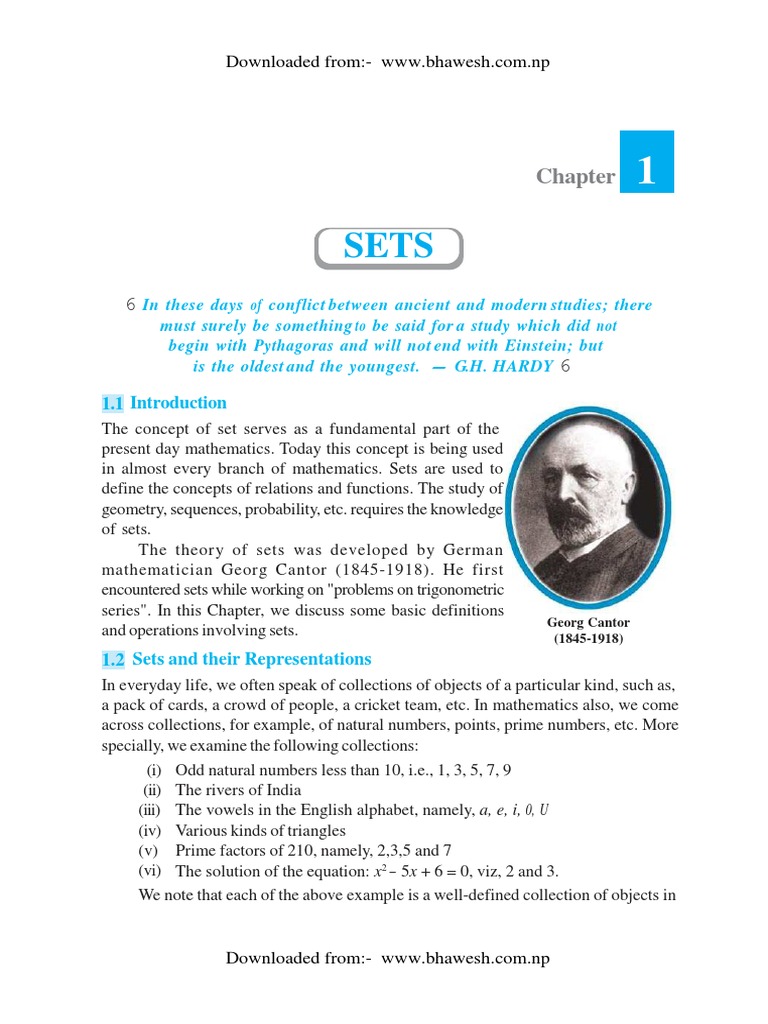 SET Mathematics | PDF | Empty Set | Set (Mathematics)